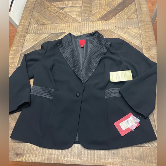 JS Collections | Jackets & Coats | Js Collections Black Blazer With ...